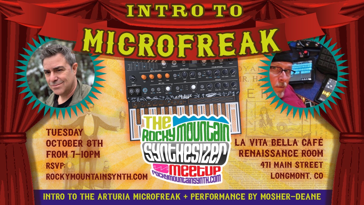 Audio and Video Recordings from Mosher-Deane Live MicroFreak Session at the Renaissance Room ...