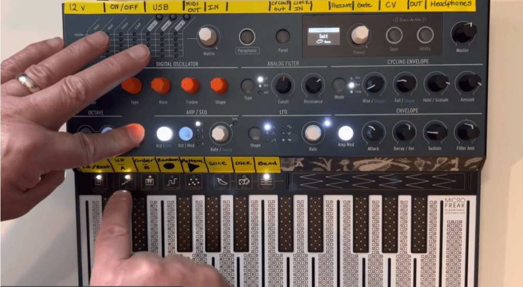 Arturia MicroFreak Synth Tip: Converting an Arp to a Sequence Enabling Modulation Track ...
