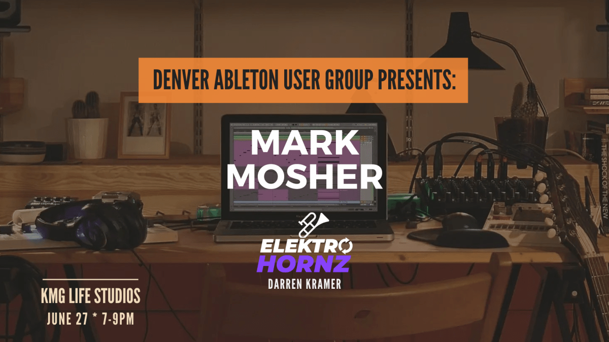 Presenting on Ableton Drift and Expressive Performance with MPE and Push 3 at Ableton Denver ...